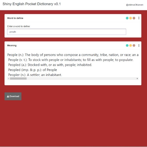 dictWords R App | Largest R and Python Shiny App Store | Grow Your ...